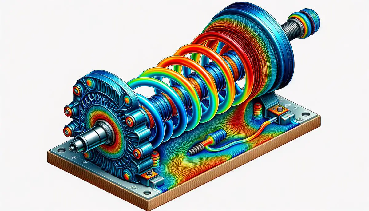 How to Setup a Car Damper Analysis in Nastran